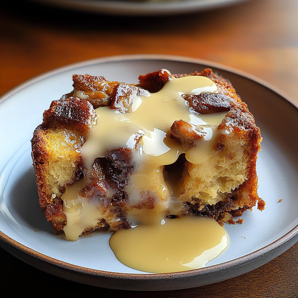 Amazing Bread Pudding with Whiskey Caramel Sauce Delight
